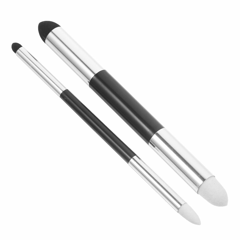 Набор из 2 многоцветных губчатых художественных кистей для растушёвки и рисования, многоразовые и моющиеся