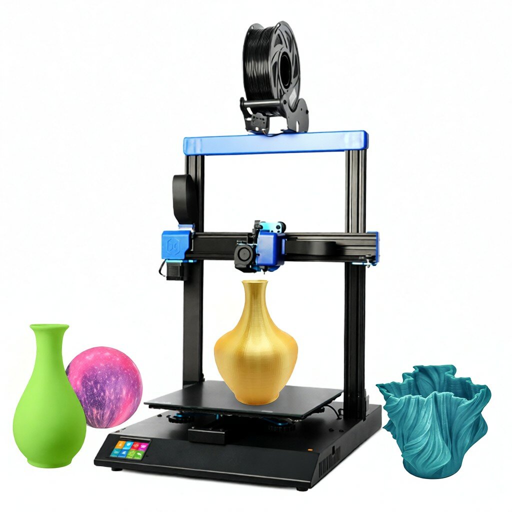 Sidewinder-X2: 3D Принтер С Платформой 300x300x400 мм Для Крупных Моделей - Автоматическая Калибровка И Тихая Работа Для Домашней Мастерской С Цветным Сенсорным Экраном