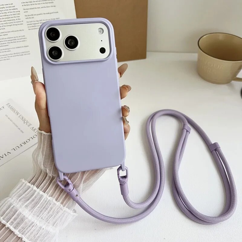Официальный Мягкий Чехол Для iPhone 17 Pro Max 14 12 Фиолетовый, Фиолетовый, Purple, for iPhone 17