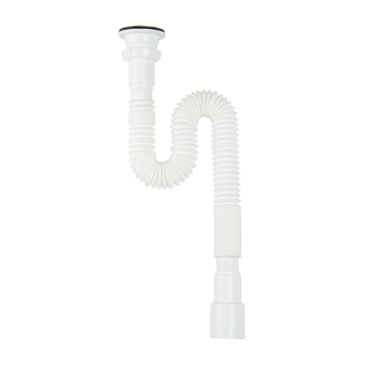 Гофросифон Aquant 1 1/4"х40/50 удлиненный, с металлической решеткой