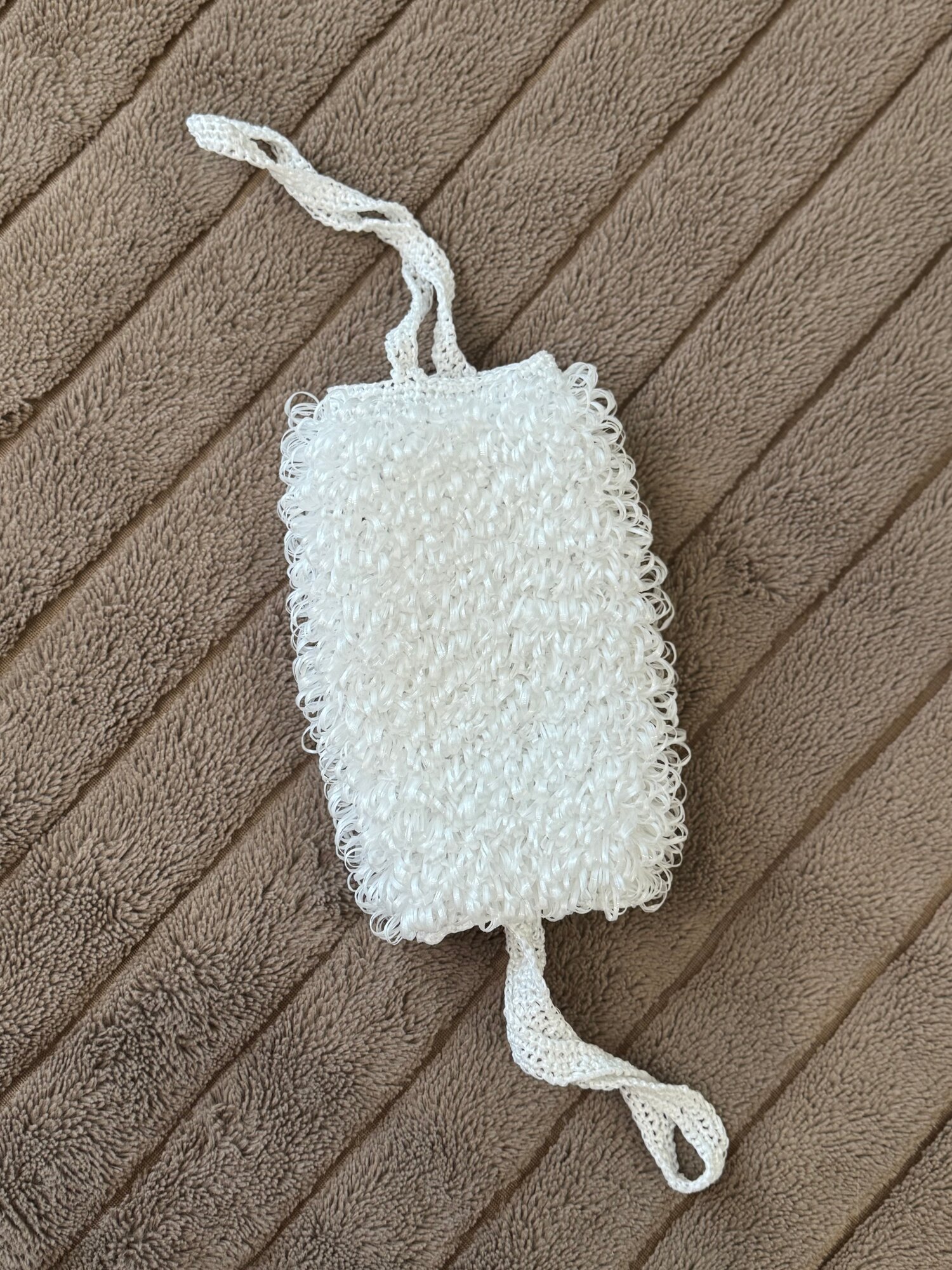 Жесткая массажная мочалка ручной вязки для бани и душа, для мужчин и женщин