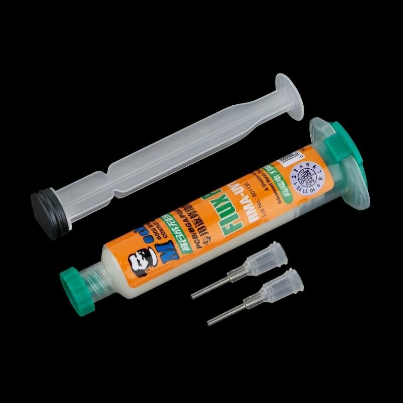 Флюс для пайки Mechanic RMA-UV11 (10 мл шприц, среднеактивный, безотмывочный)