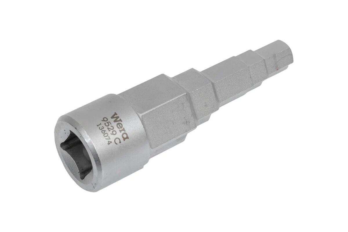 Ступенчатый ключ WERA 1/2", 5 ступеней: 3/8", 7/16", 1/2", 16 мм, 21 мм 9529 C SB