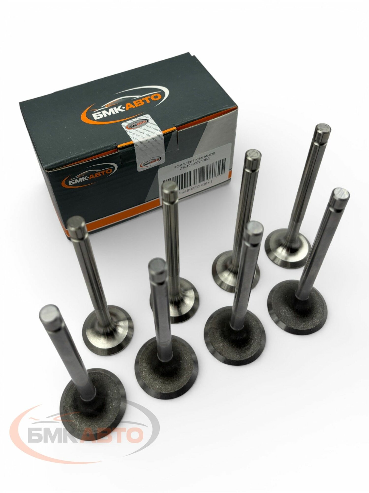 Комплект клапанов 4х4 впуск и выпуск 2101-1007010 для ВАЗ 2101-2107, Нива 2121, Chevrolet Niva 2123 бмк-авто