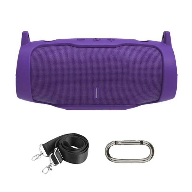 (1 шт.) Силиконовый чехол для колонки JBL Charge 6 - фиолетовый