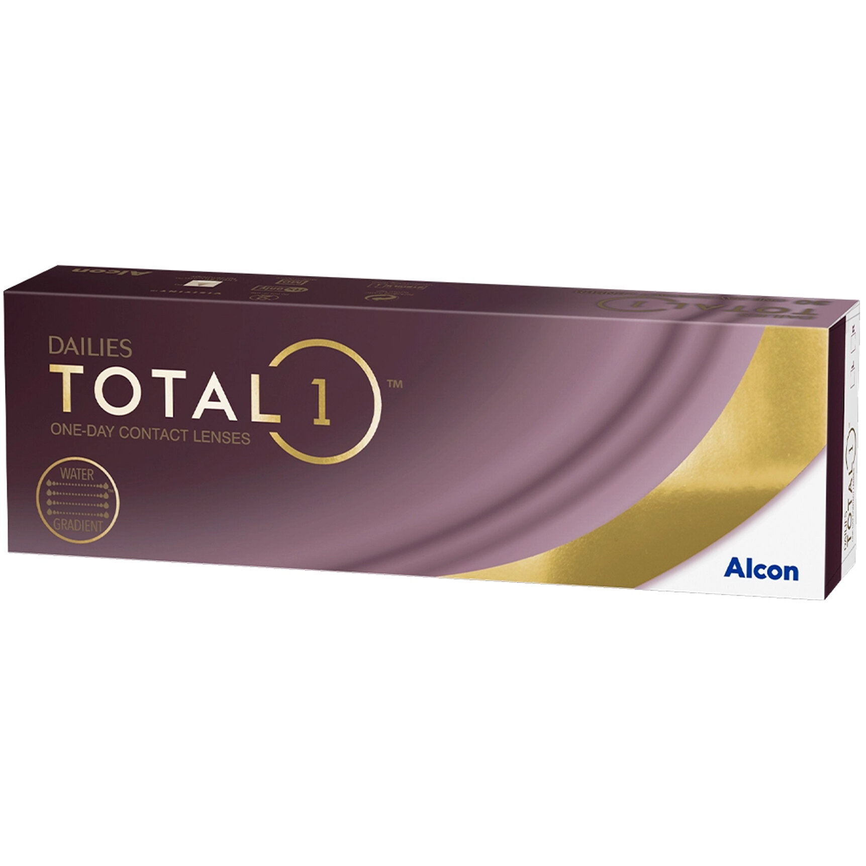 ALCON DAILIES TOTAL Линзы контактные однодневные водоградиентные -3,00 N30