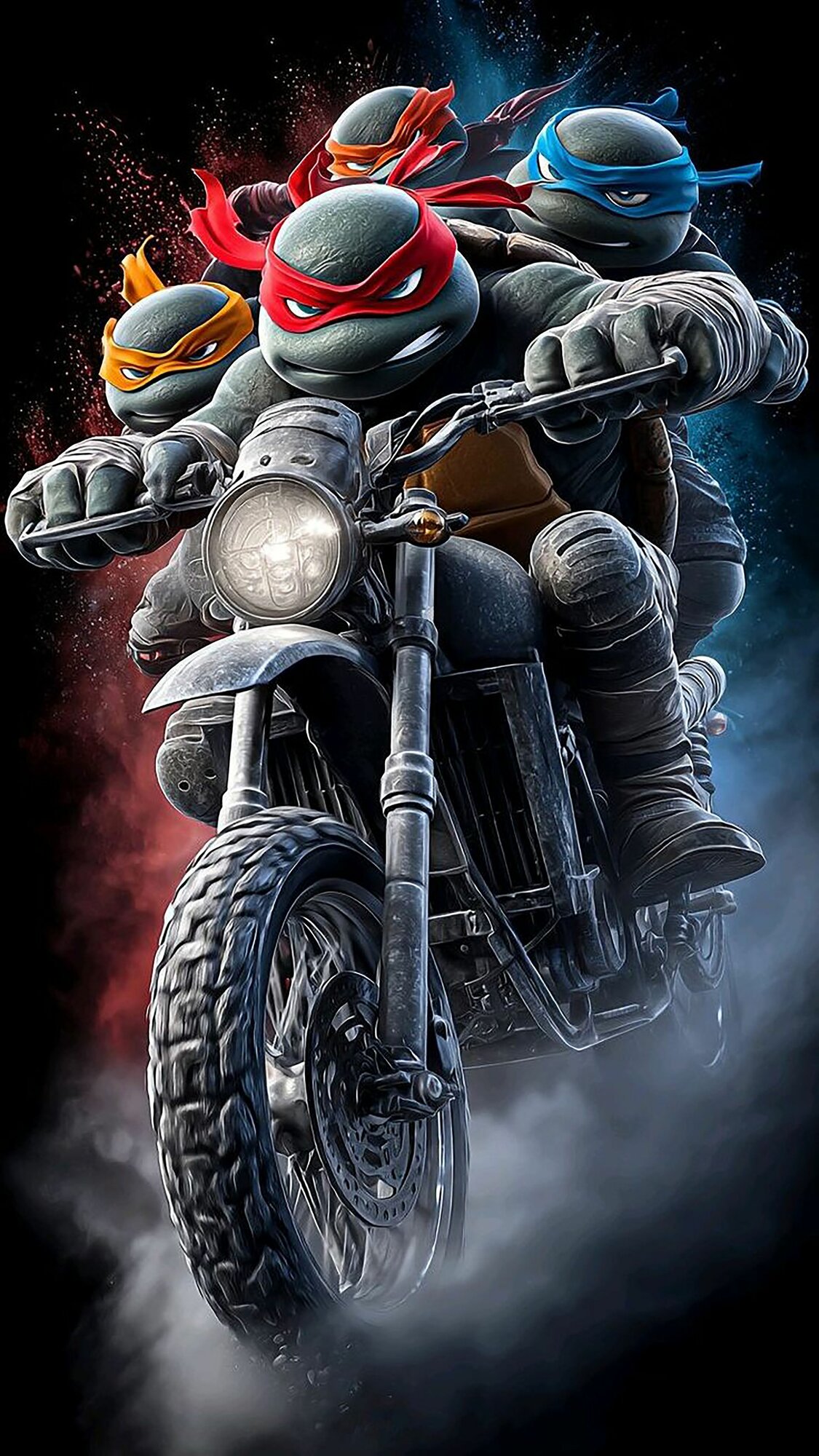 Плакат черепашки ниндзя