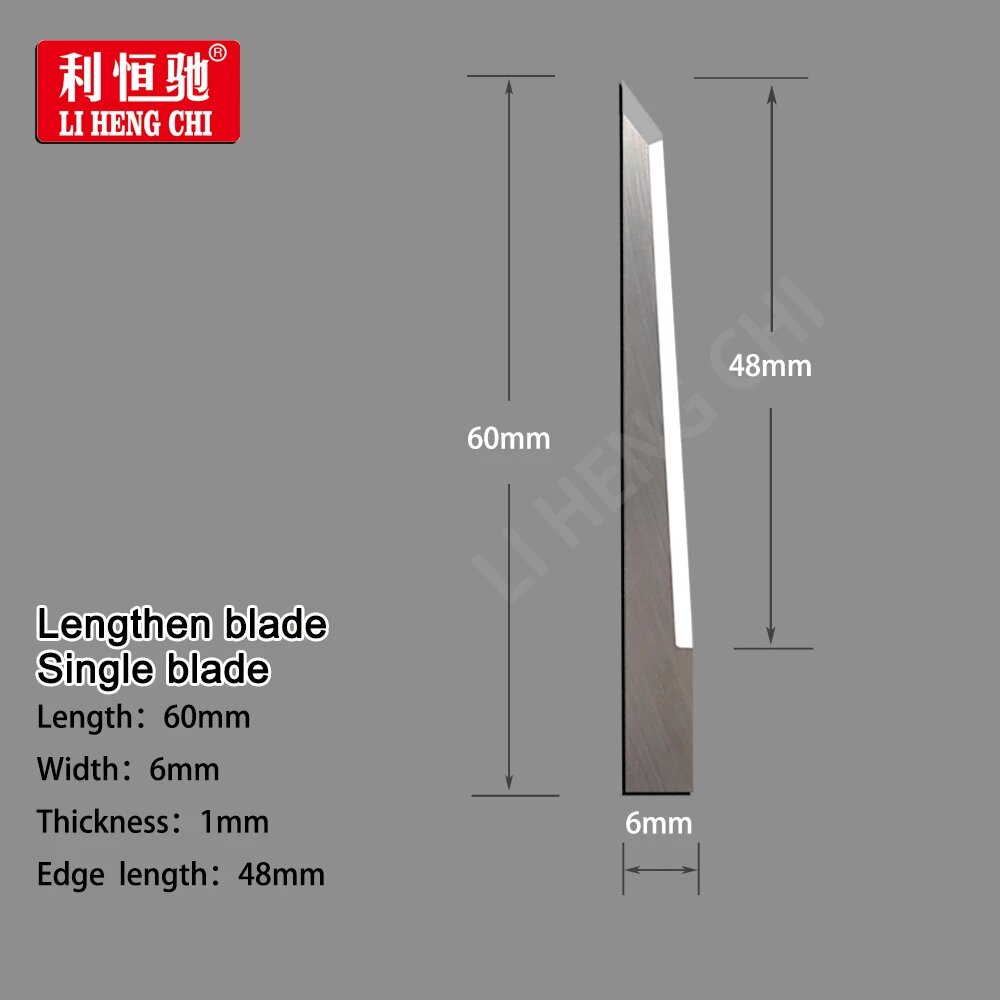 Резак для пенопласта, резак для жемчужного хлопка, резак для полиэтилена, резак из вольфрамовой стали с длинным лезвием, вибрационный резак, резак для упаковочных материалов 60x6x1-48---5PCS