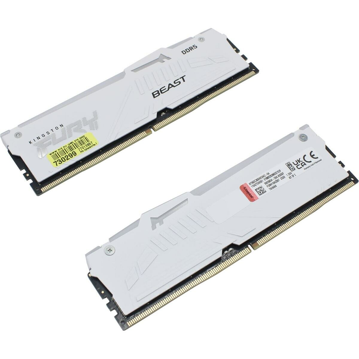 Kingston FURY Beast White RGB EXPO KF560C36BWEAK2-64