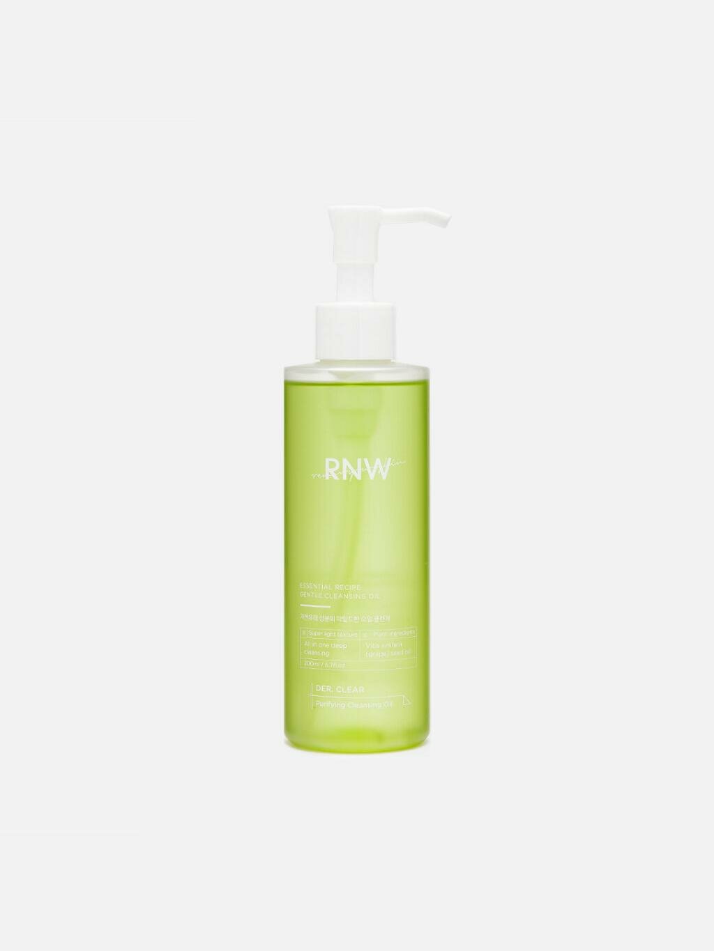 Гидрофильное масло для лица RNW DER. CLEAR Purifying Cleansing Oil, 200 мл.