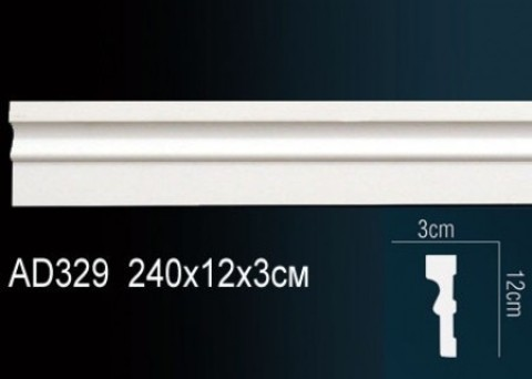 Молдинг Perfect AD329 Д240xШ3xВ12 см /Перфект.