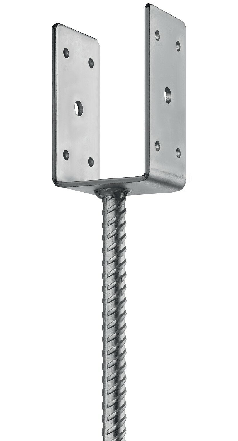 Основание столба ЗУБР ОС-U, 71х120х60 мм, U-образное