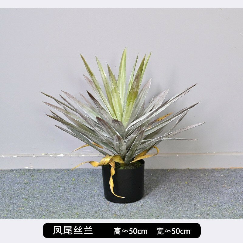 Искусственный кактус в форме шара, фальшивое зеленое растение, декор для окна, мягкое украшение, пустынный ландшафт, сизаль, искусственный кактус драцена, дерево тысячелетия