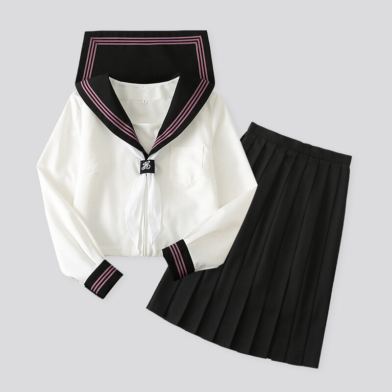 Формальный комплект JK, летний моряцкий костюм, базовый полный комплект, женский японский стиль, студенческий стиль, школьная форма