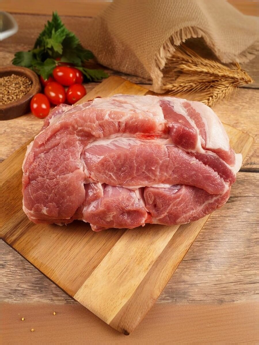 Шея свиная без кости 700 гр, Ферма Евгения Рошаля, охлажденная