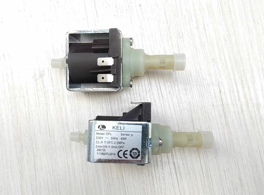 Насос электромагнитный (помпа) KELI EPL, 230 В 45 Вт Подходит для кофемашин, электрических утюгов, паровых гладильных машин