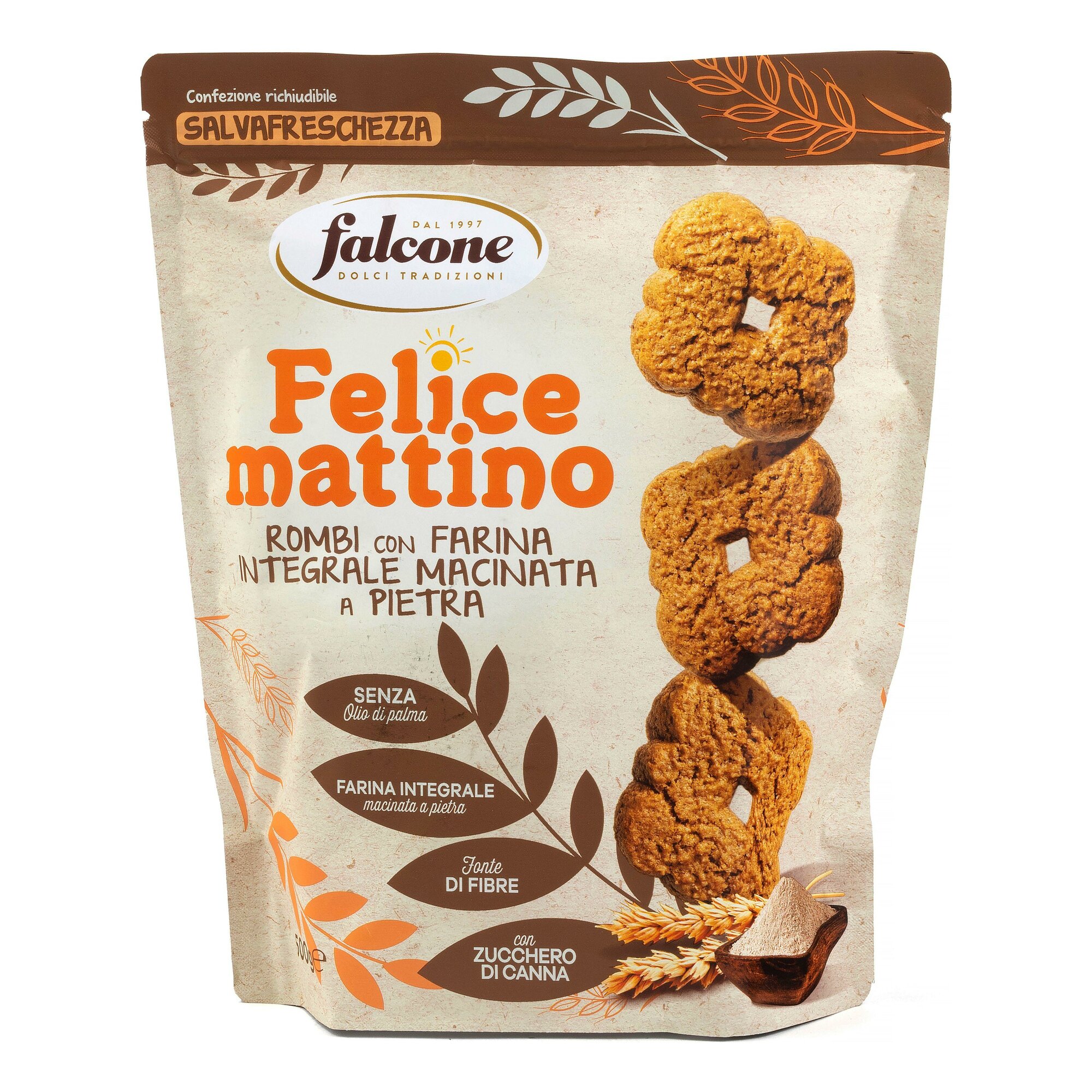 Печенье Falcone MC-0001837, сдобное, цельнозерновое, вес 500 г