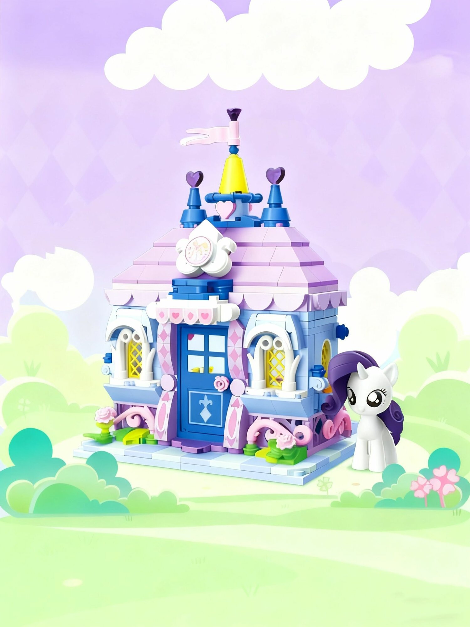 Конструктор My Little Pony - Коллекционная Фигурка, Детские Игрушки и Подарок