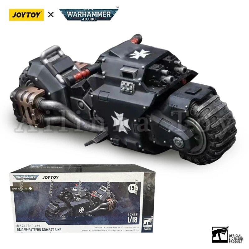 JOYTOY Warhammer 40k Raider Combat Bike 1/18, серый