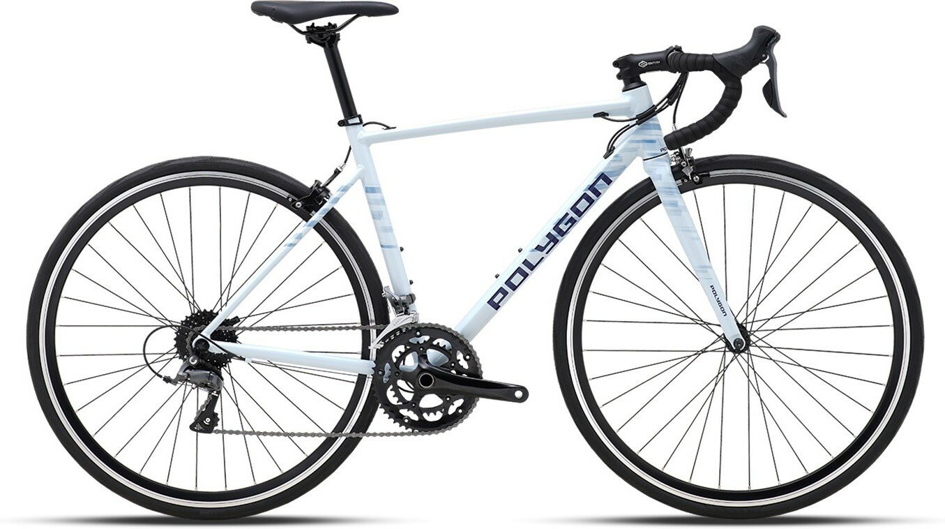 Велосипед шоссейный Polygon Strattos S2 700C (2024), рама S, цвет Голубой