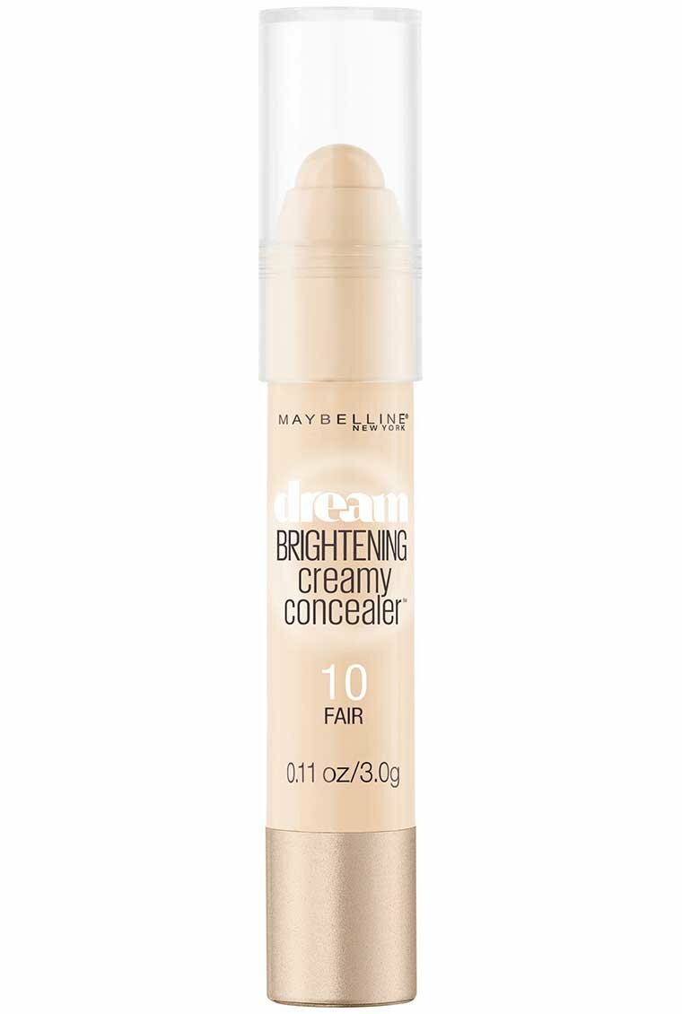 Maybelline New York Maybelline Brightening Creamy Concealer, Консилер для лица от несовершенств, оттенок 10 ivory/Fair