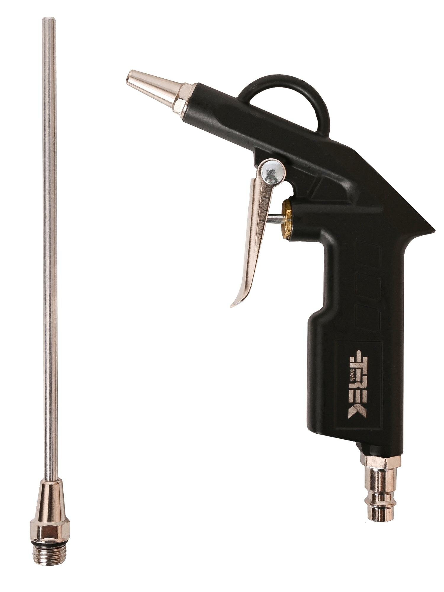 Пистолет продувочный удлиненный TREK TR33-80-49 насадкой (200мм)