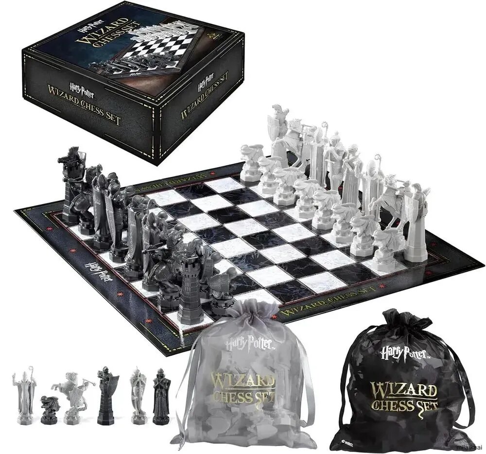 Шахматный набор Гарри Поттер / Harry Potter Wizard Chess Set (47х47см)