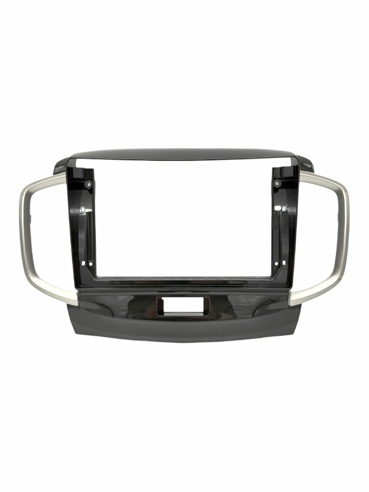 Переходная рамка для Suzuki Solio (MA15) / Mitsubishi Delica D2 2011-2015 9 дюймов, черно-серебристая