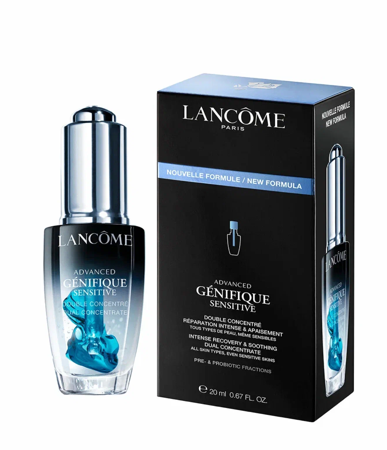 Концентрат для лица двойного действия Ланком Advanced Génifique Sensitive 20 мл
