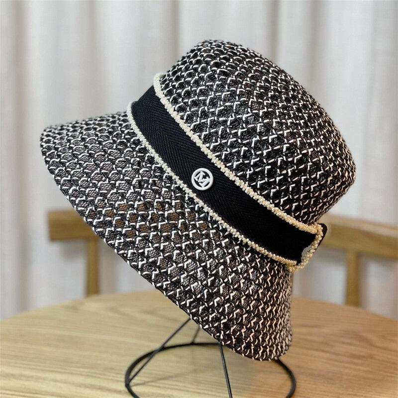 DIY Соломенная Тассель Широкий Козырьек Пляж