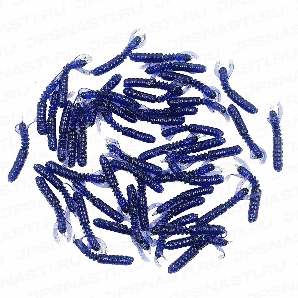 Силиконовые приманки Eleven Lures ScareCraw 1.2, 45 шт, #Junebug