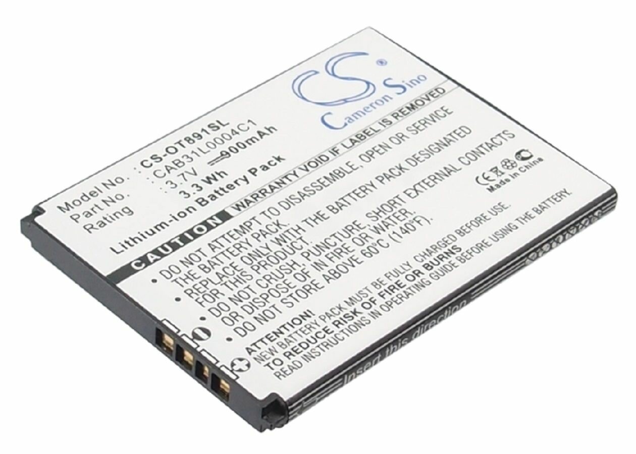 Аккумулятор CS-OT891SL
