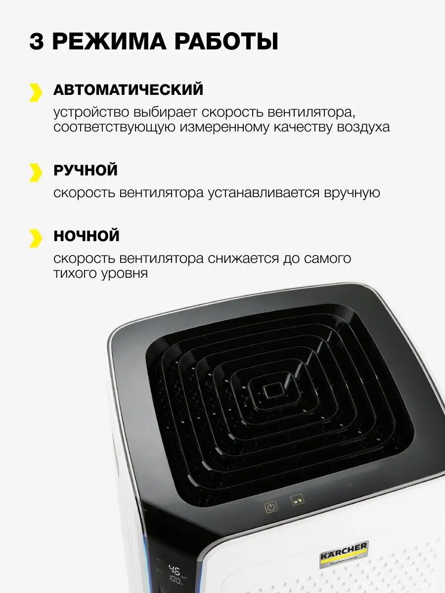 Очиститель воздуха Karcher AF 100 (1.024-810.0), напольный, площадь очистки 100 кв. м. — фото 1