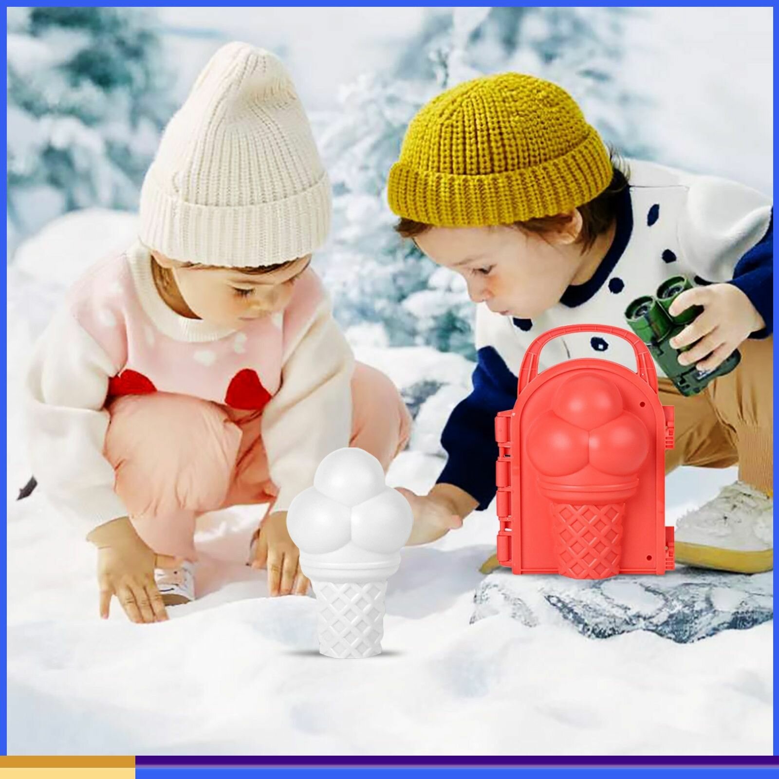Игрушка для лепки снеговика, производитель детских снежков, для улицы из снега и песка, 1 штука