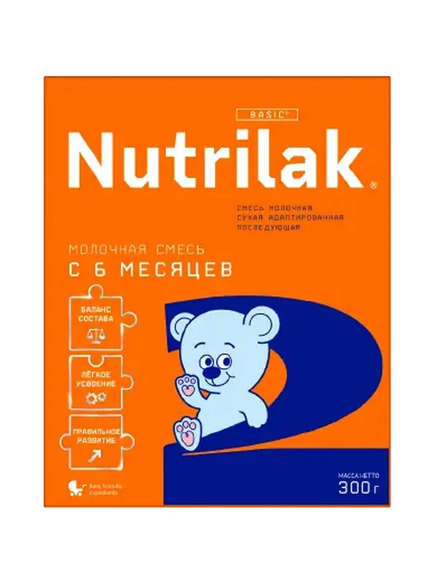Нутрилак 2 6-12 месяцев Смесь молочная 300г