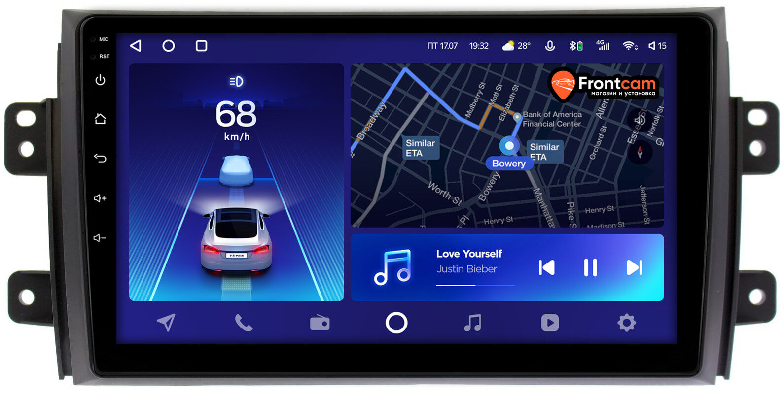 Штатная магнитола Suzuki SX4 2006-2014 Teyes CC2 PLUS 4/32 9" RM-9035 Android 10 (4G-SIM, DSP, QLed)
