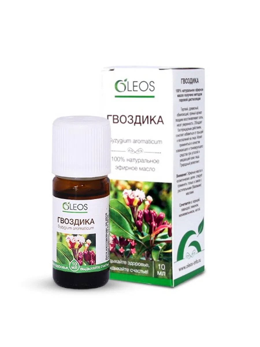 Oleos масло эфирное гвоздика 10 мл