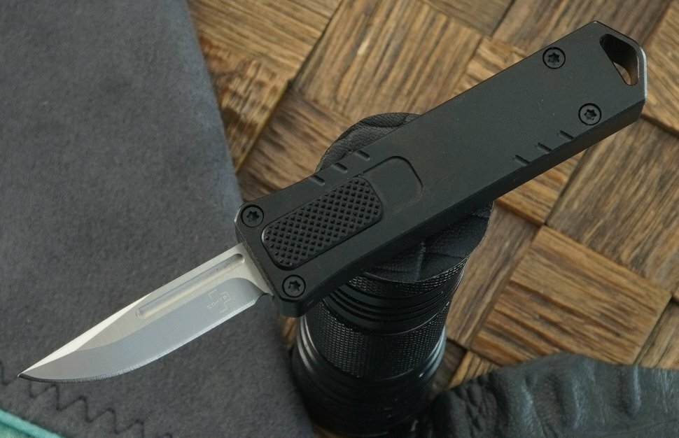 Автоматический складной нож Boker Plus Micro USB OTF, сталь D2