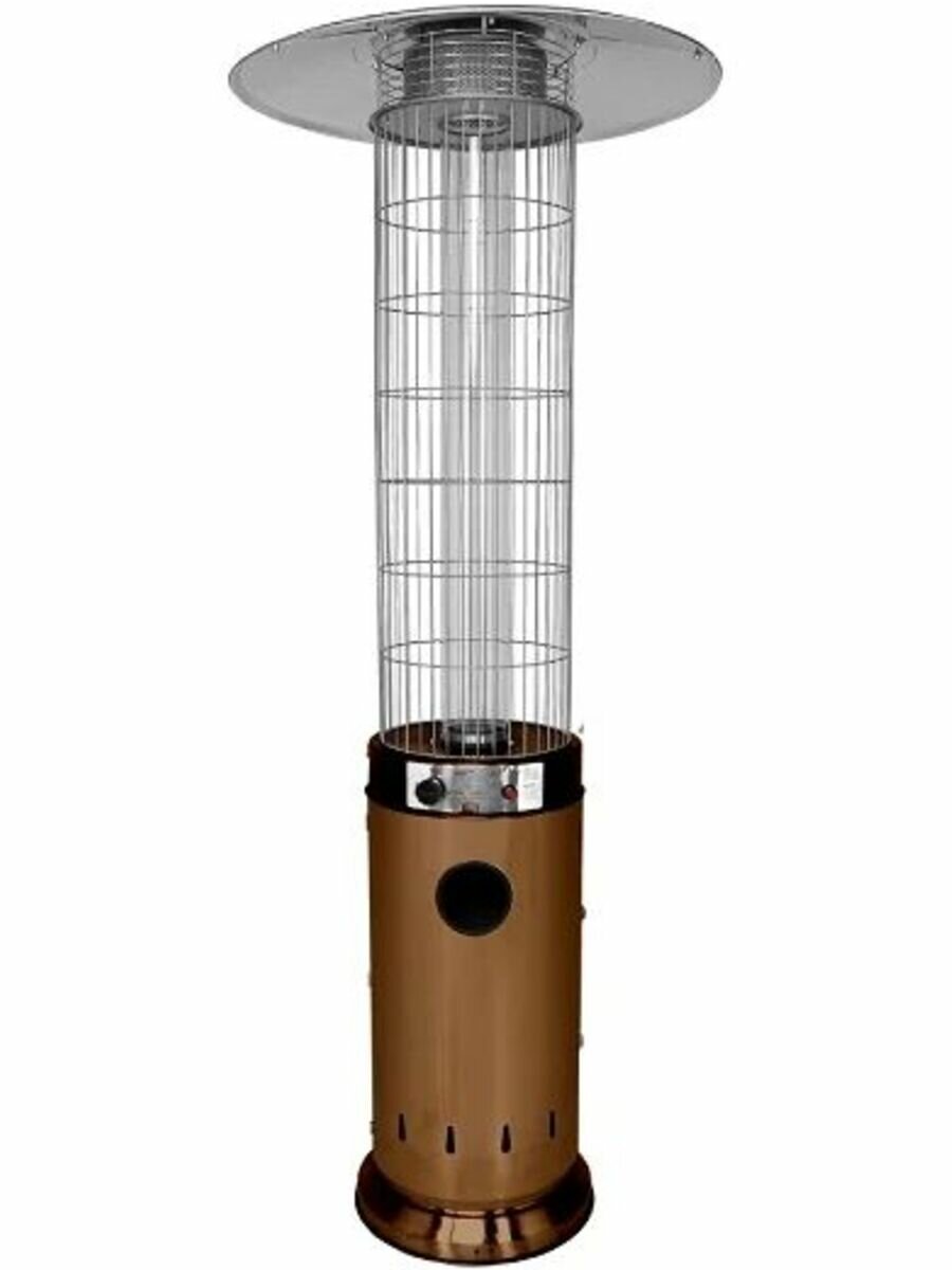 Уличный газовый обогреватель Aesto античный коричневый A-08Т