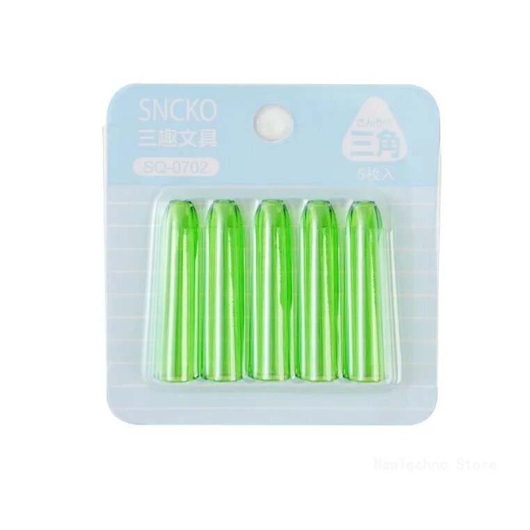 Прозрачные колпачки для карандашей MOONBIFFY Зеленый, green