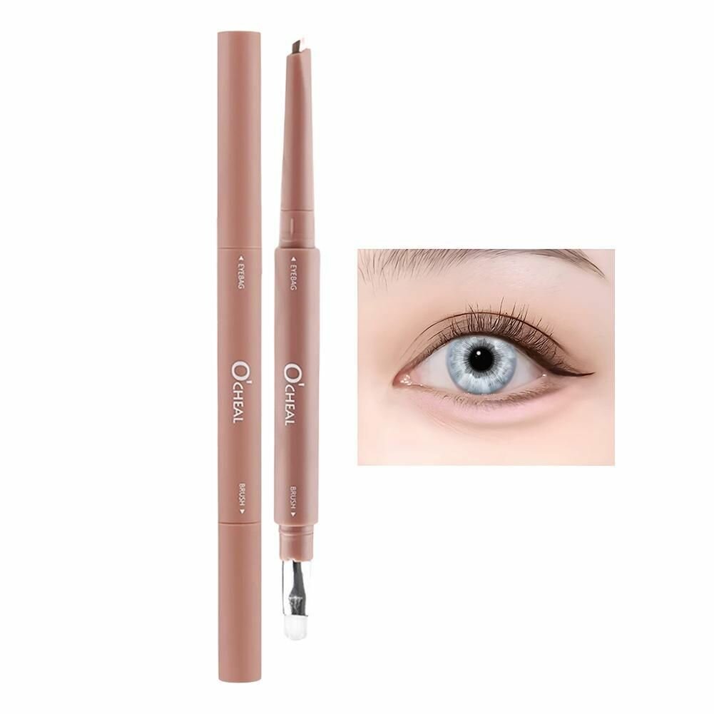2-в-1, двухсторонний карандаш для бровей, хайлайтер и тени