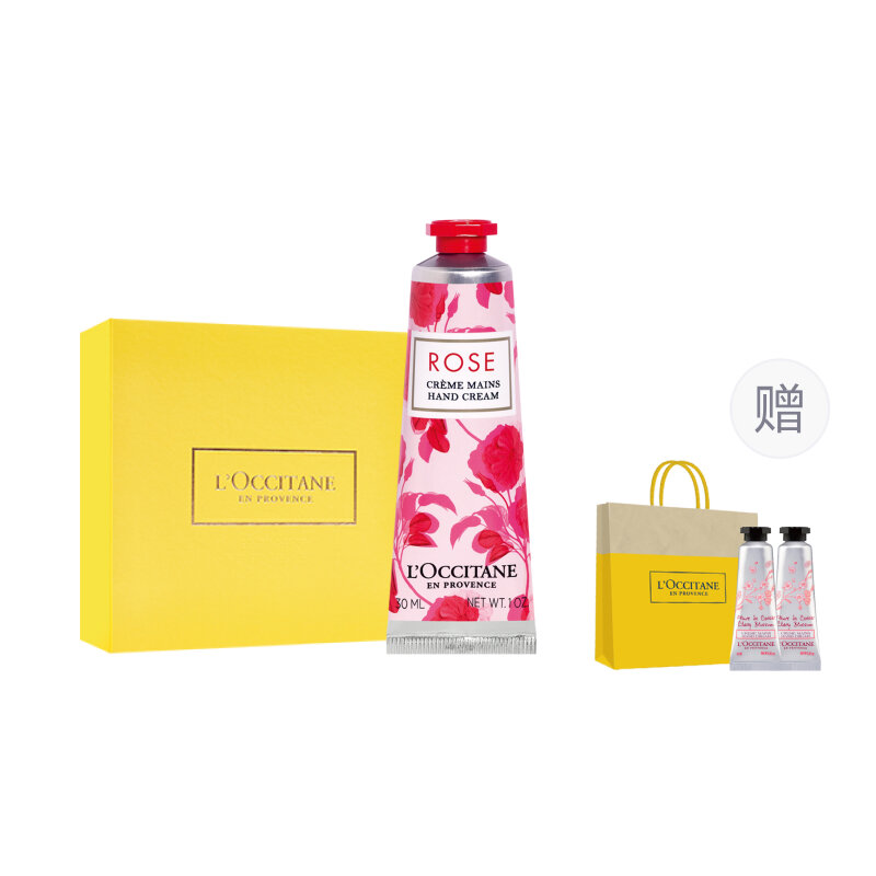 Крем для рук унисекс LOCCITANE Limited Edition, увлажняющий с ароматом розы, 30мл/150мл/75мл, 5704331