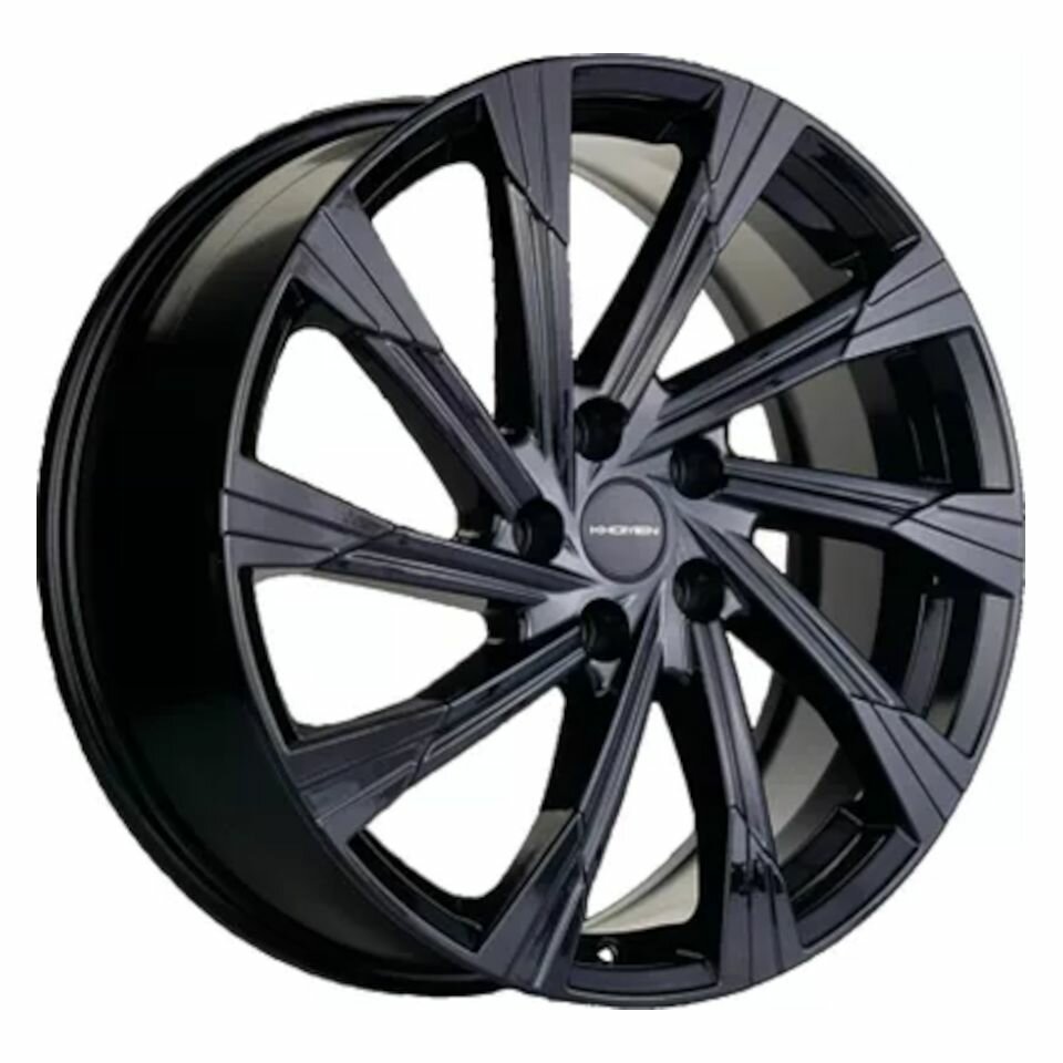 Литой колесный диск Khomen Wheels KHW1901 (Chery Tiggo 8) 7,5R19 5*108 ET47 d60,1 Черный