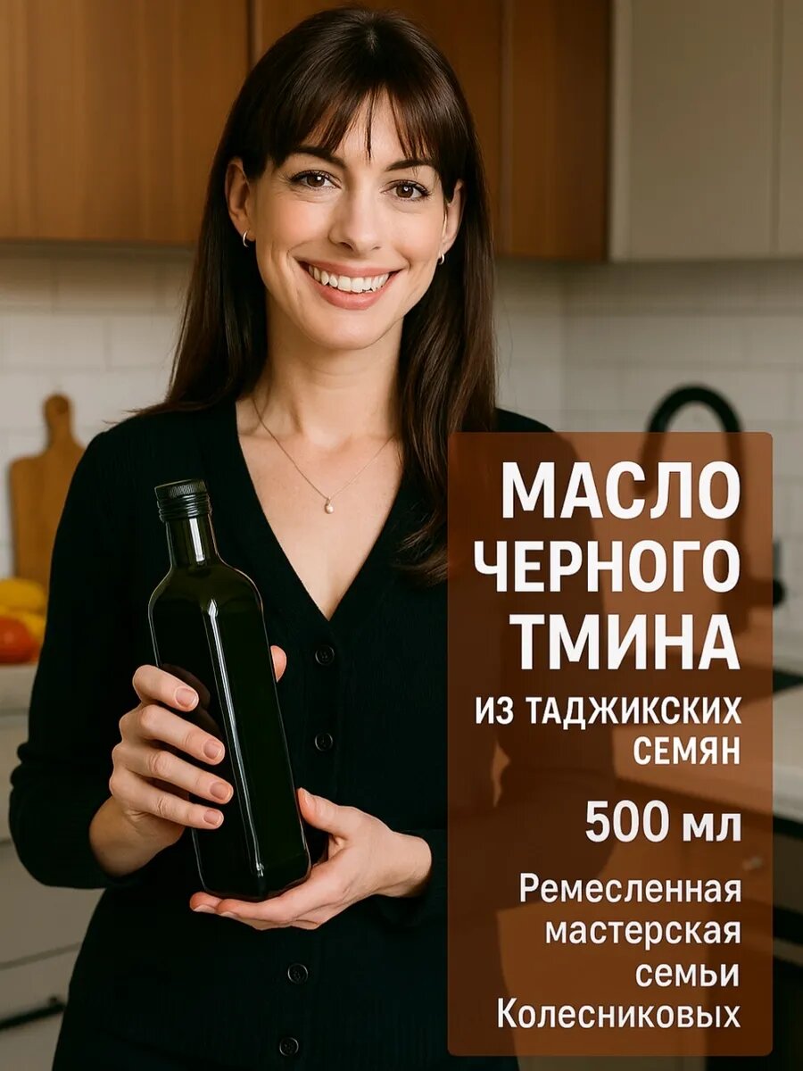 Сыродавленное масло черного тмина(Таджикские семена) 500 мл