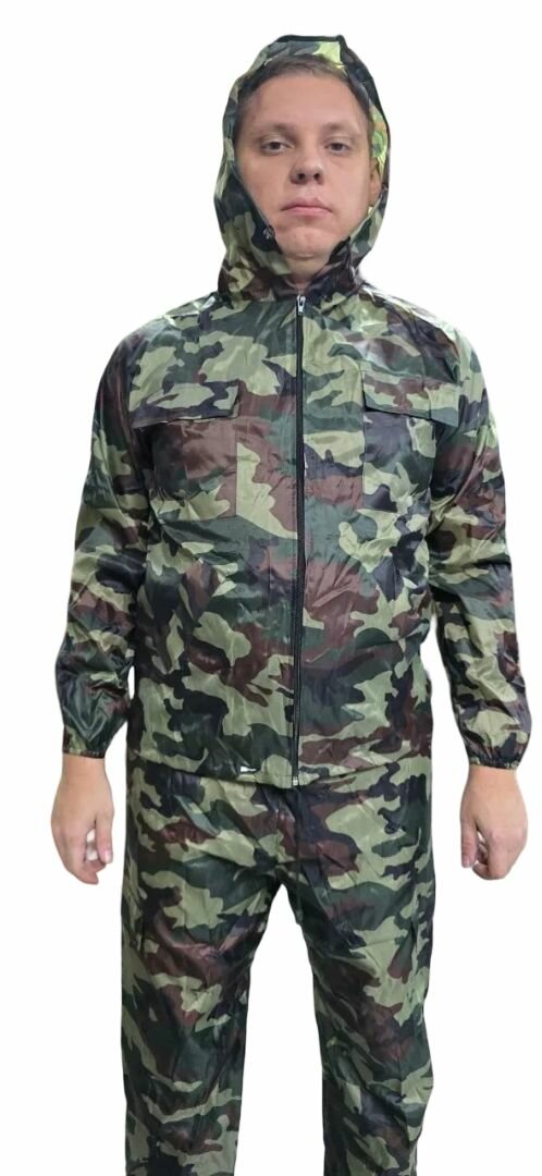 Костюм рыболовный "Таёжник" размер 44-46, цвет КМФ Зеленый