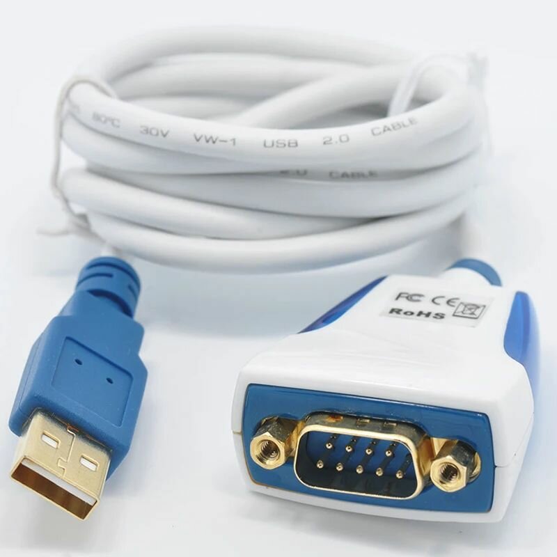 FTDI US232R-100-BULK USB в RS232 Com порт USB 2.0 в RS232 конвертер USB-A в DB9 последовательный кабель адаптер для Wins Mac OS