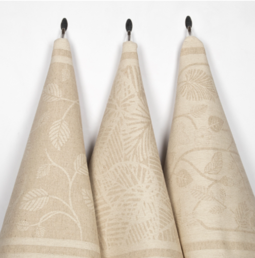 Кухонные полотенца с петелькой в подарочной упаковке Белорусский Лен набор