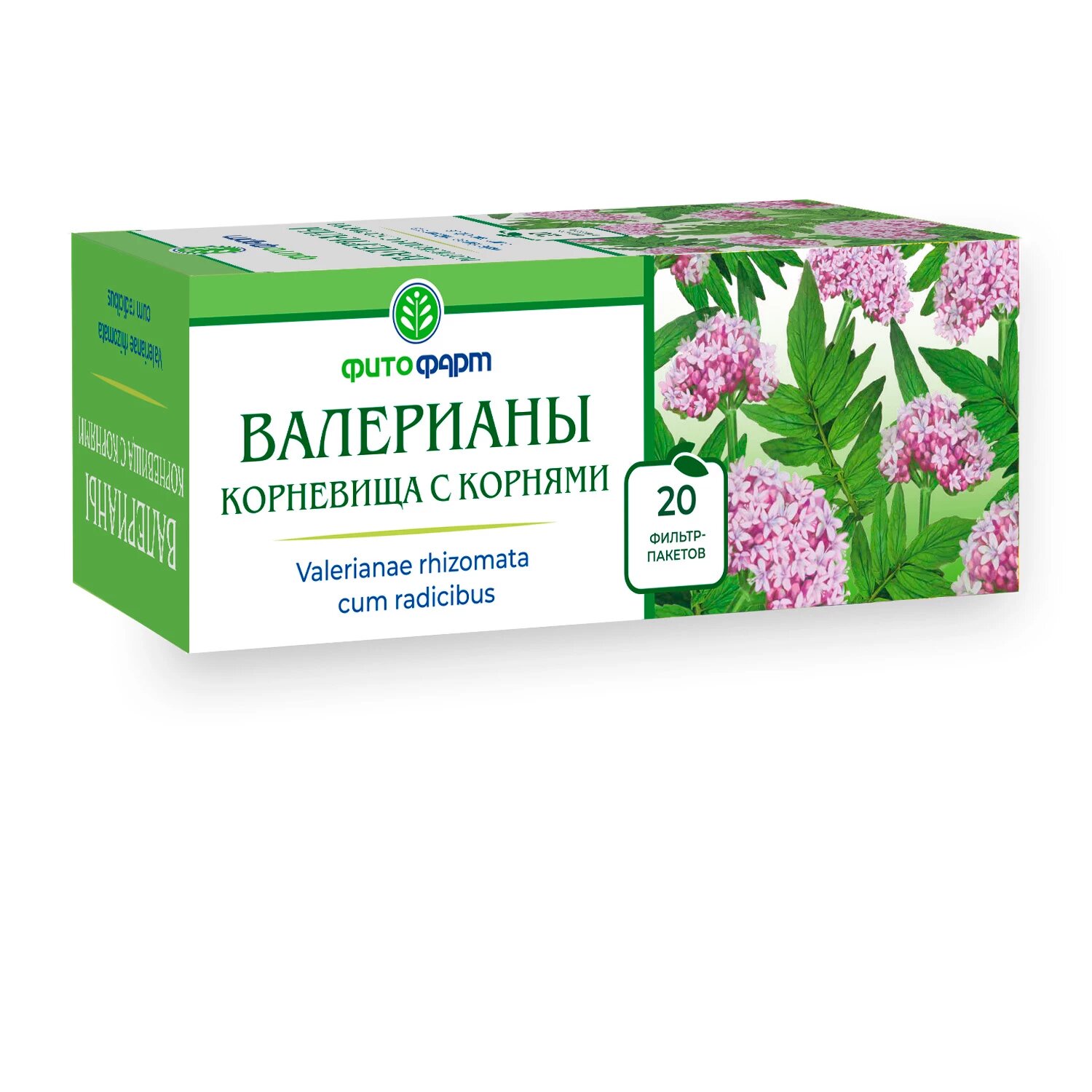 Валерианы корневища, ф/п по 1,5 г, №20, седативное средство растительного происхождения