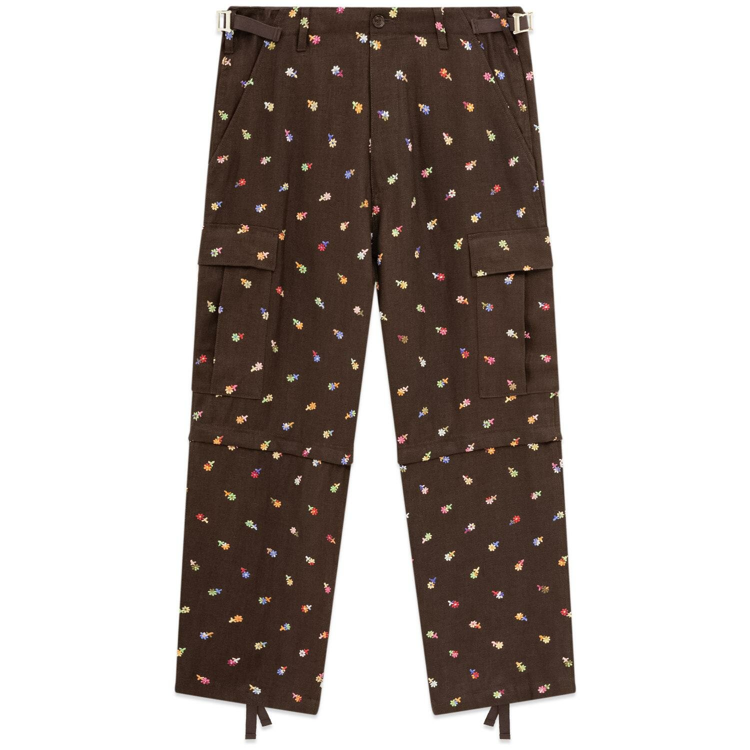 Брюки Брюки Vowels Linen Convertible Cargo Pants