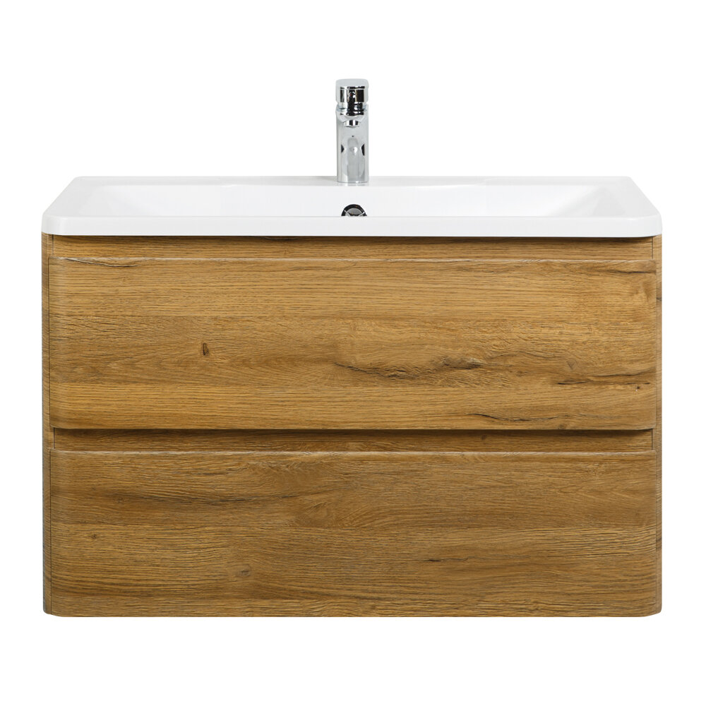 Тумба с раковиной BelBagno Albano 800-2C-SO-RR Rovere Rustico